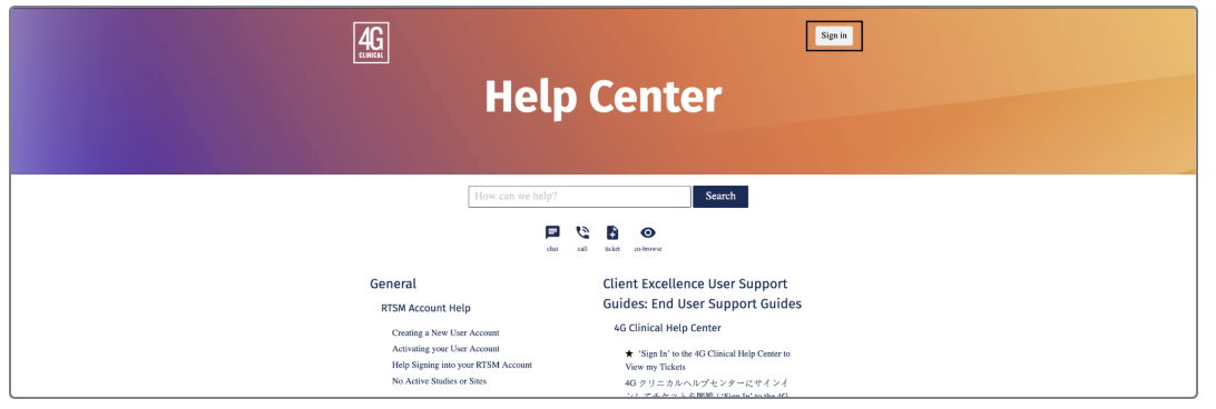 4G Clinical Help Center Guide for End Users – Help Center